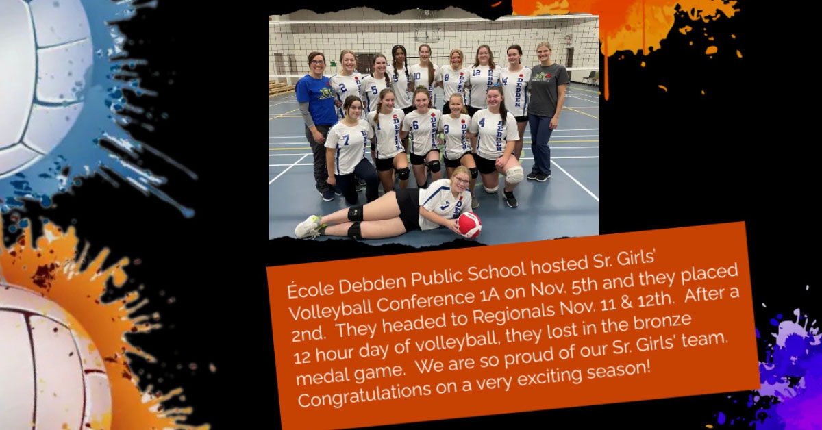 École Debden Public School Volleyball Conference – Saskatchewan Rivers ...